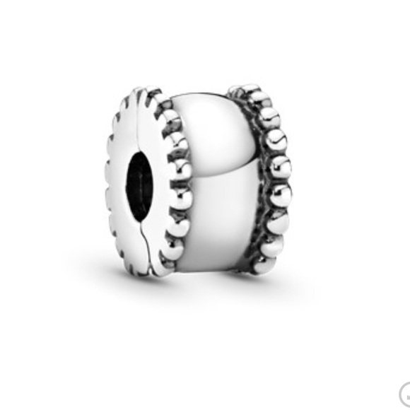 Pandora | Jewelry | Authentic Pandora Sterling Silver Beveled Clip ...